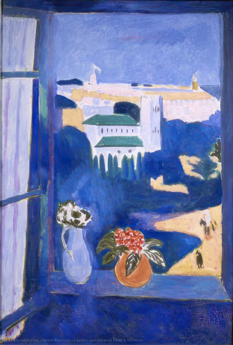 paisagem vista de uma janela, 1913 por Henri Matisse (1869-1954, France ...