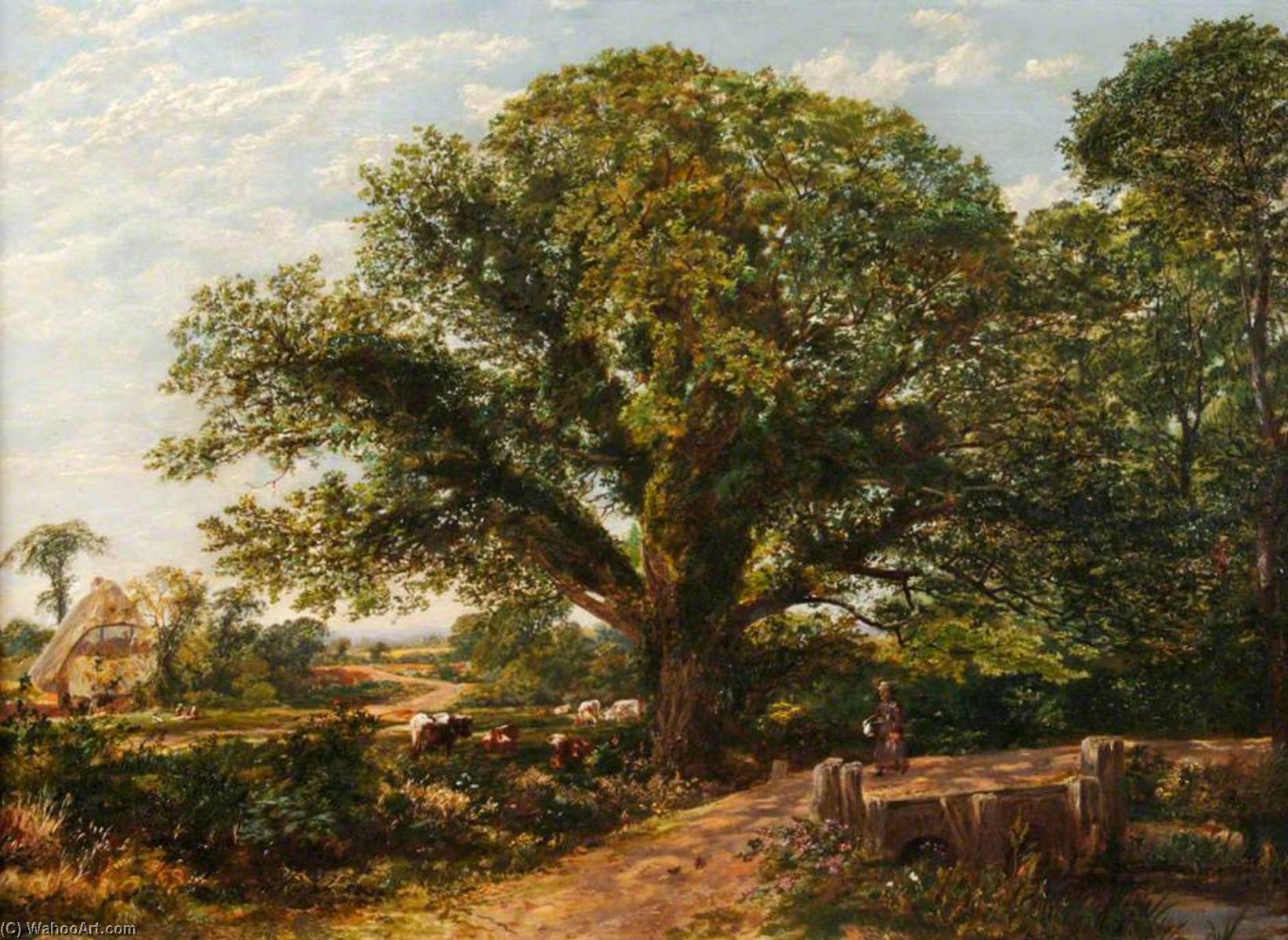 Reproduções De Arte Paisagem rural por Martin Snape (1852-1930 ...