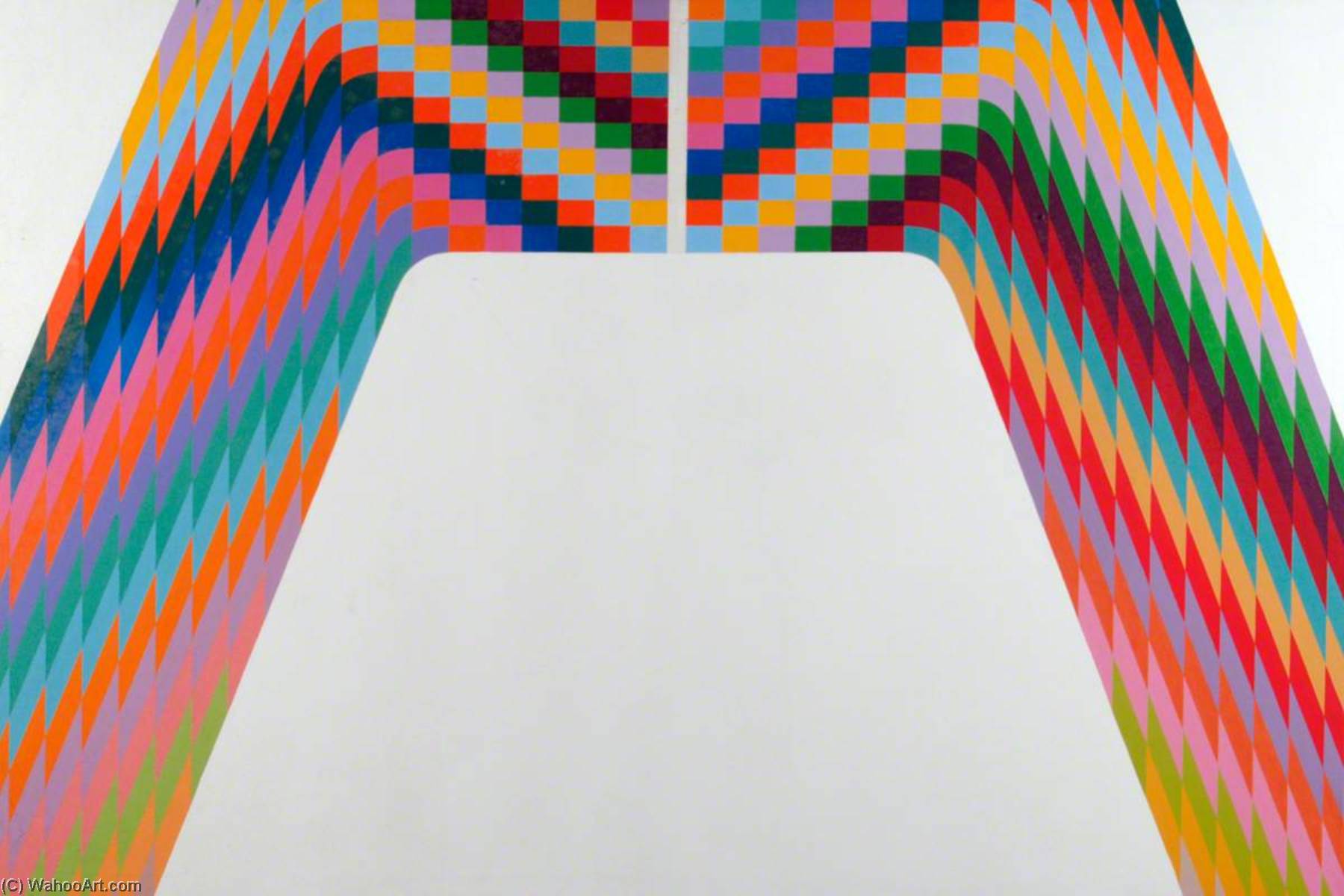 Lozenge Arch por Alan Jefferson (1921-2010) Alan Jefferson | WahooArt.com