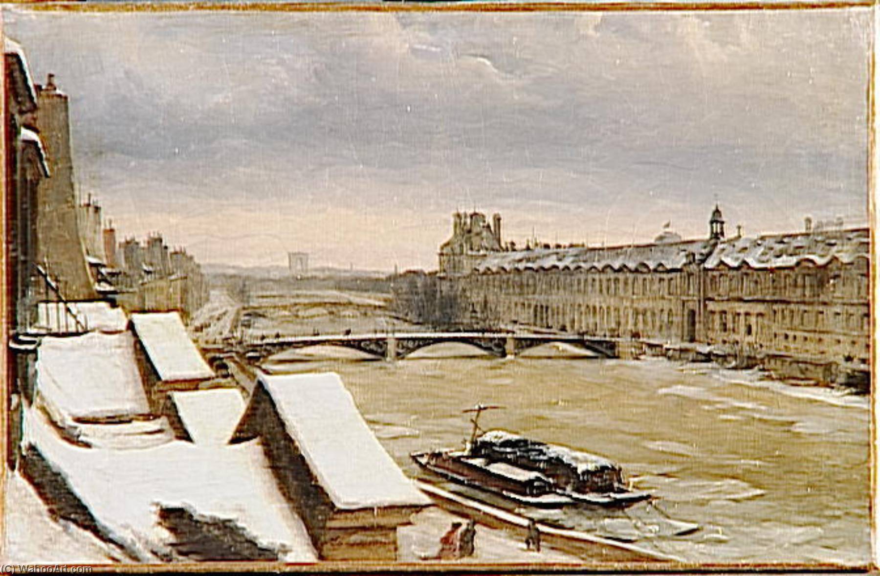 Ordem Reproduções De Arte VUE DE LA GRANDE GALERIE DU LOUVRE por ...