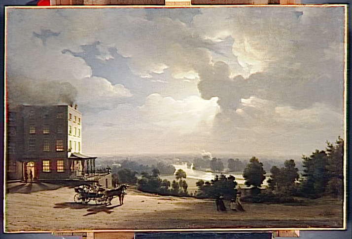 Gravura De Qualidade De Museu VUE DE LA CAMPAGNE DE RICHMOND, EFFET DE ...
