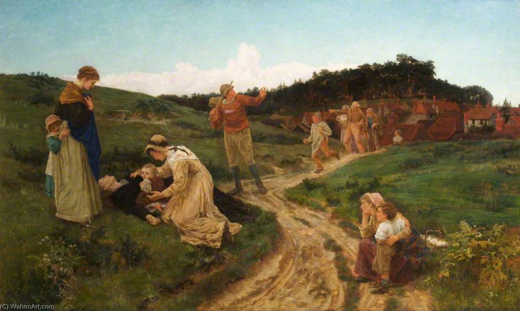 Reproduções De Belas Artes Fim de sua jornada, 1875 por Alice Mary ...