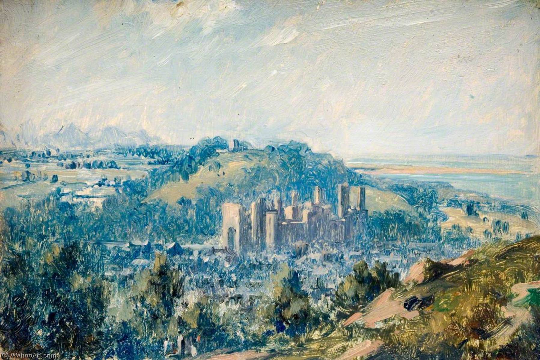 Adquirir Reproduções De Pinturas Castelo de Caernarvon de Twit Hill por ...