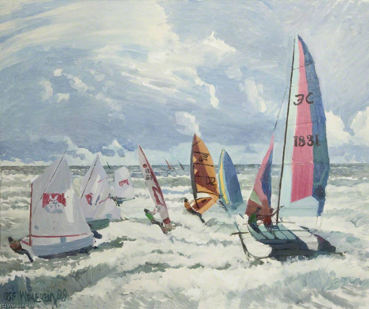 Wimereux, 2001 por Geoffrey Scowcroft Fletcher (1923-2004) Geoffrey ...