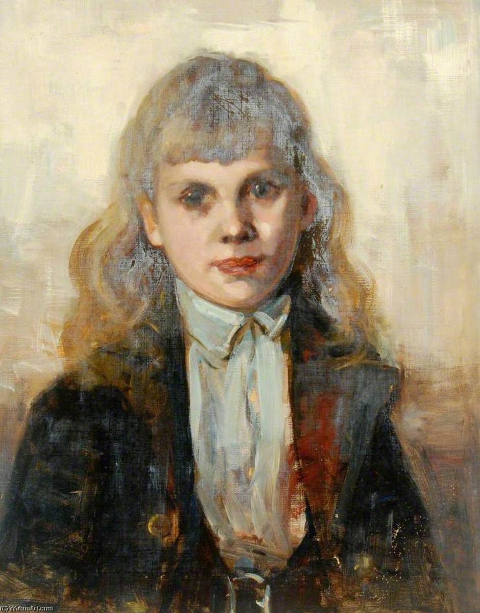 Museu De Reproduções De Arte Jovem menina por William Henry Charlton ...