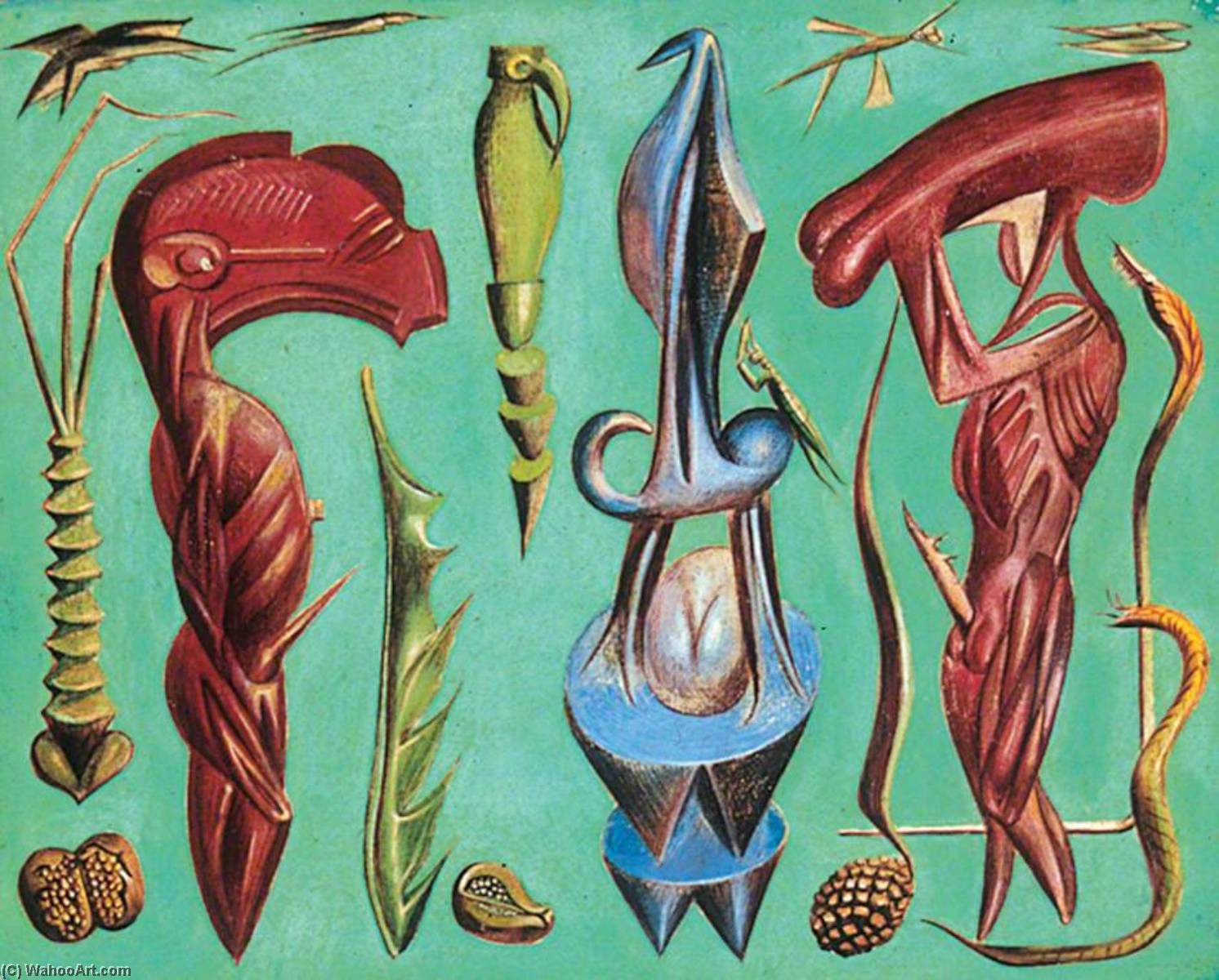 Obter Reproduções De Belas Artes Polynesian Fantasy, 1938 por Merlyn ...