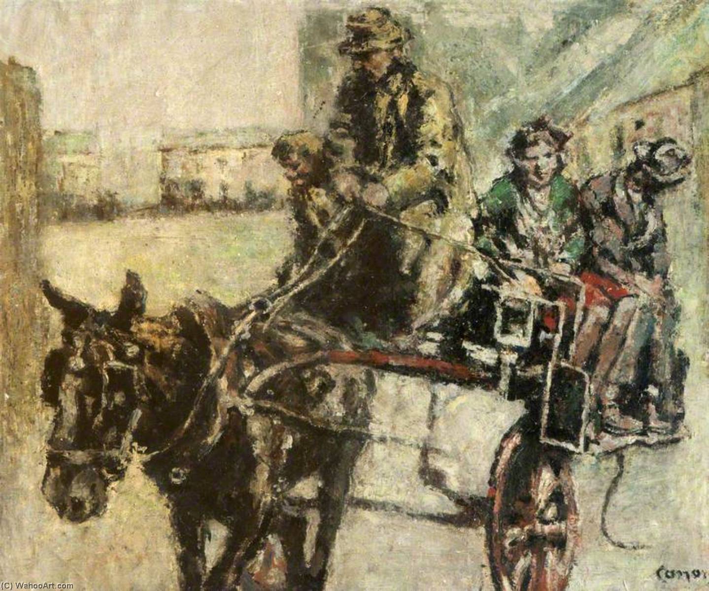 Gravura De Qualidade De Museu Carro de Jaunting, 1933 por William Conor (Inspirado por) (1881 ...