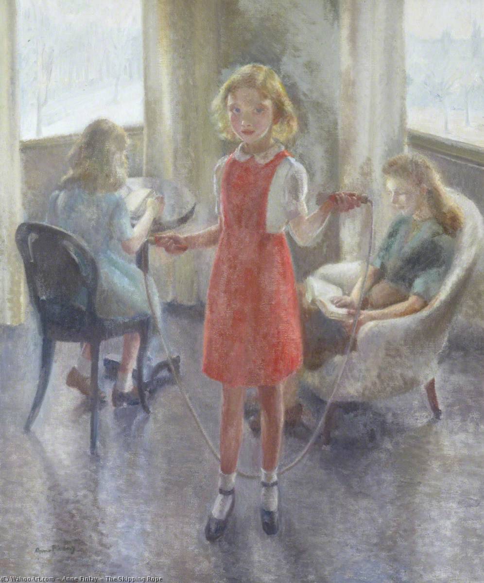 Obter Reproduções De Belas Artes A corda de Skipping, 1952 por Anne ...