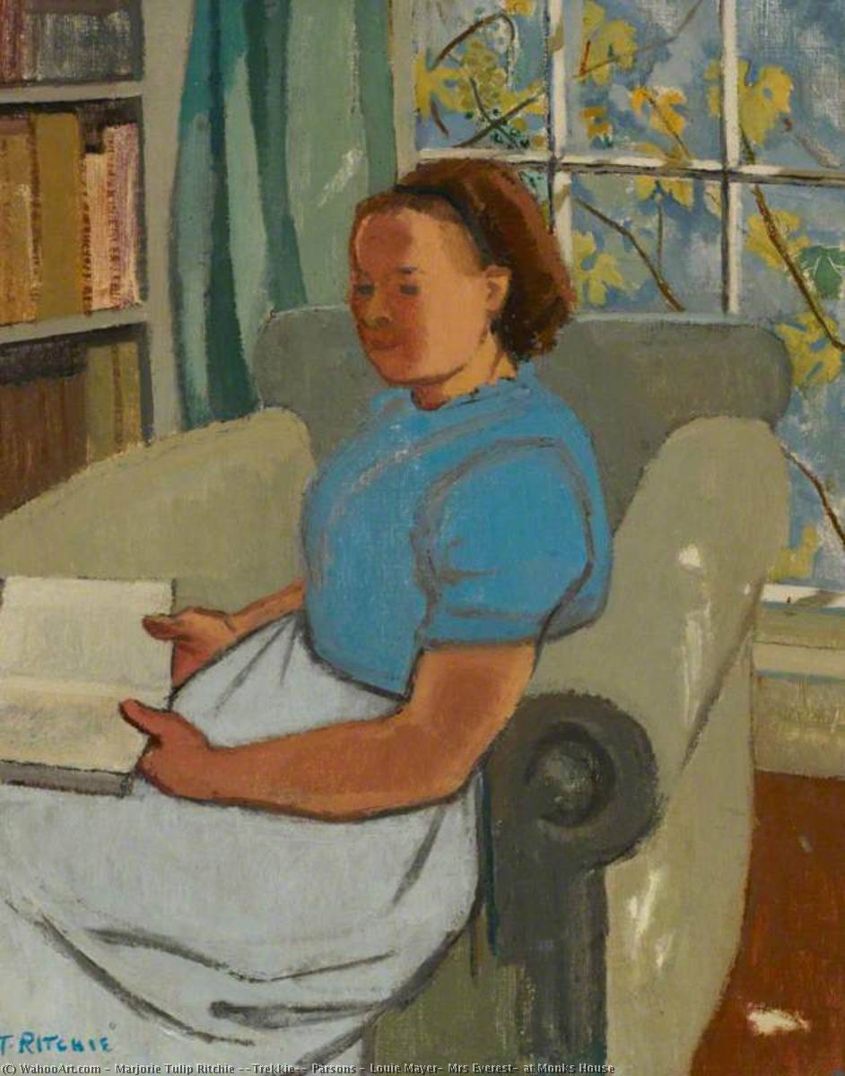 Louie Mayer, Sra. Everest, em Monks House, 1950 por Marjorie Tulip ...