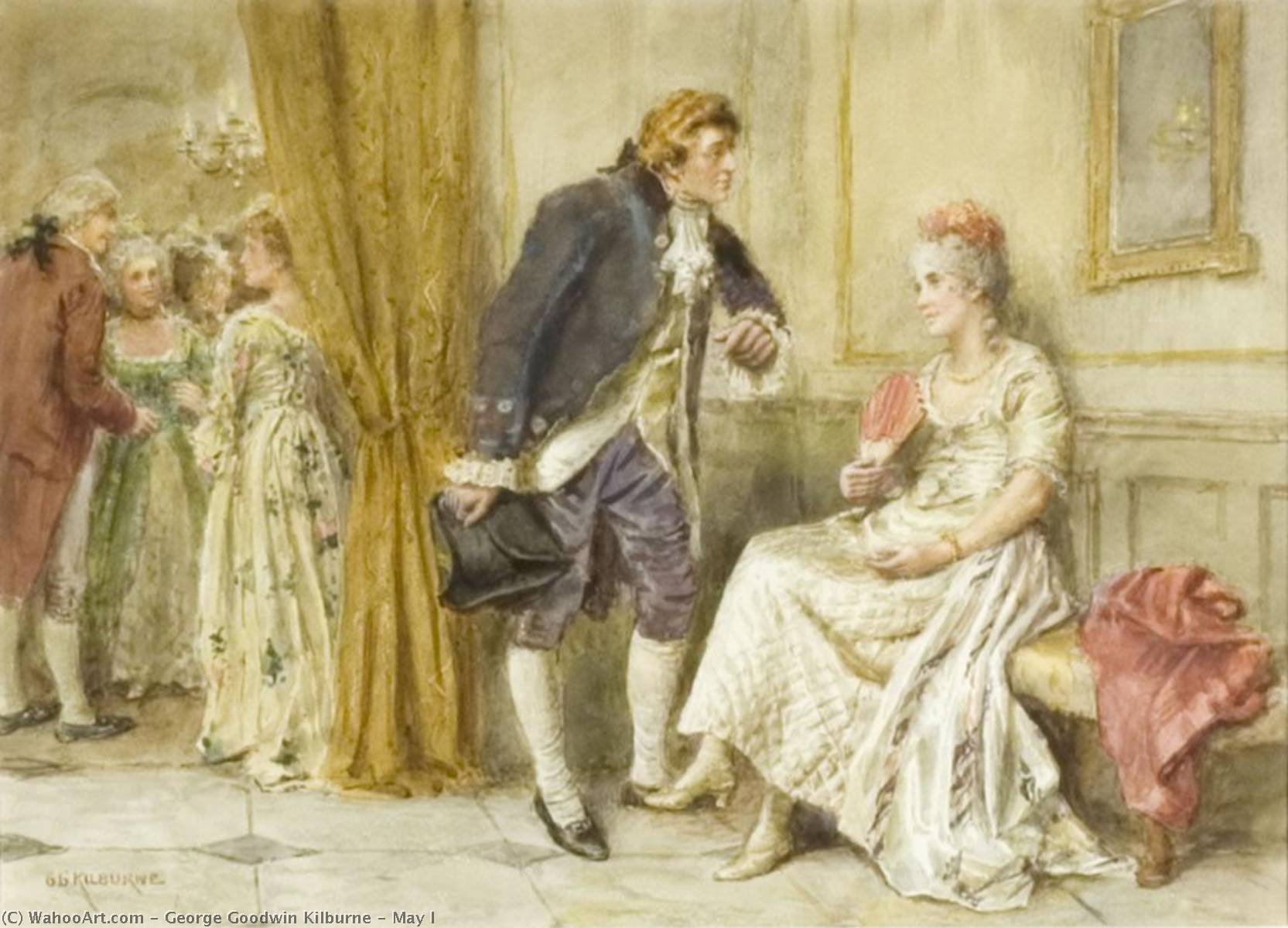 Compre Museu De Reproduções De Arte Maio I por George Goodwin Kilburne ...