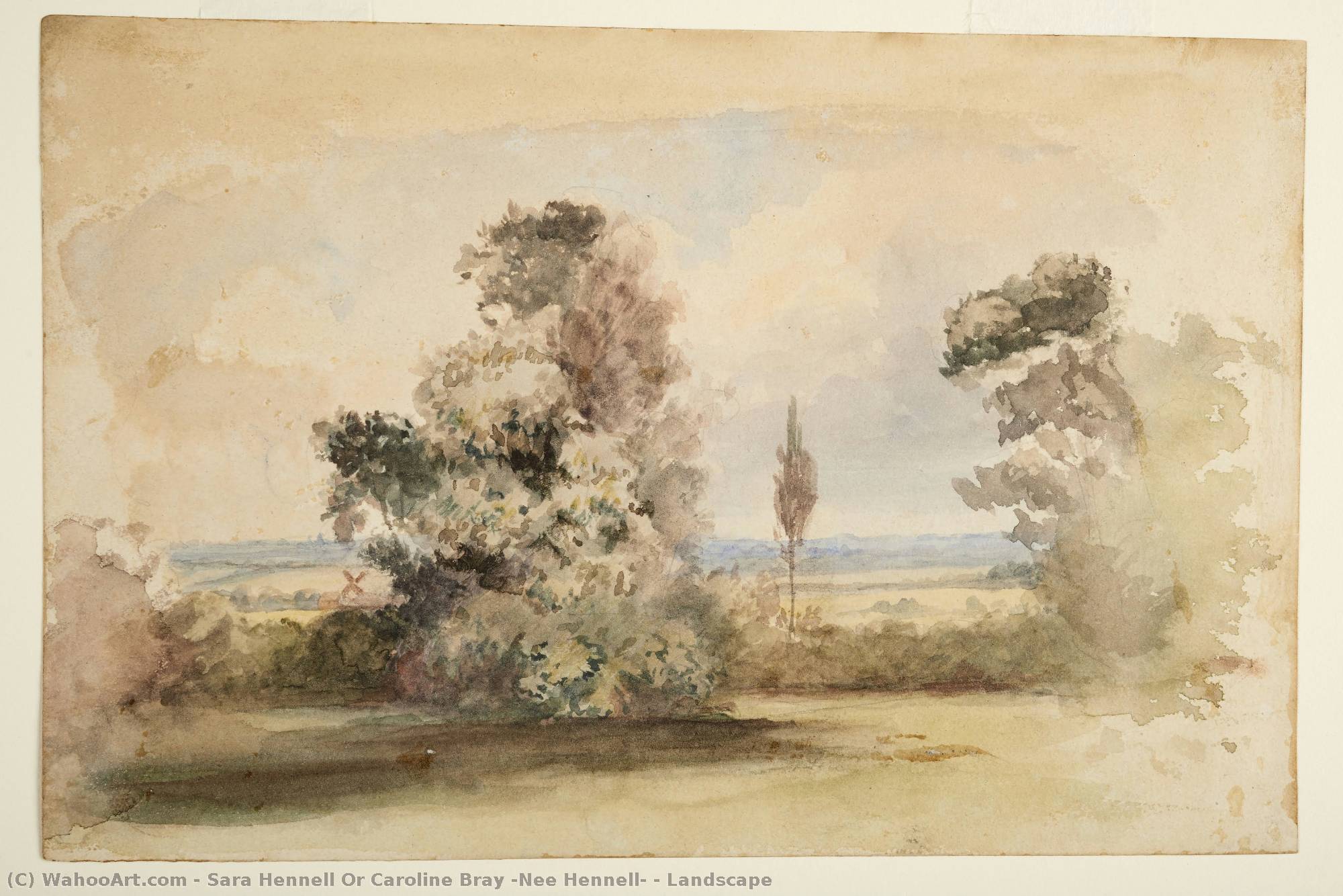 Gravura De Qualidade De Museu Paisagem, 1899 por Sara Hennell Or ...